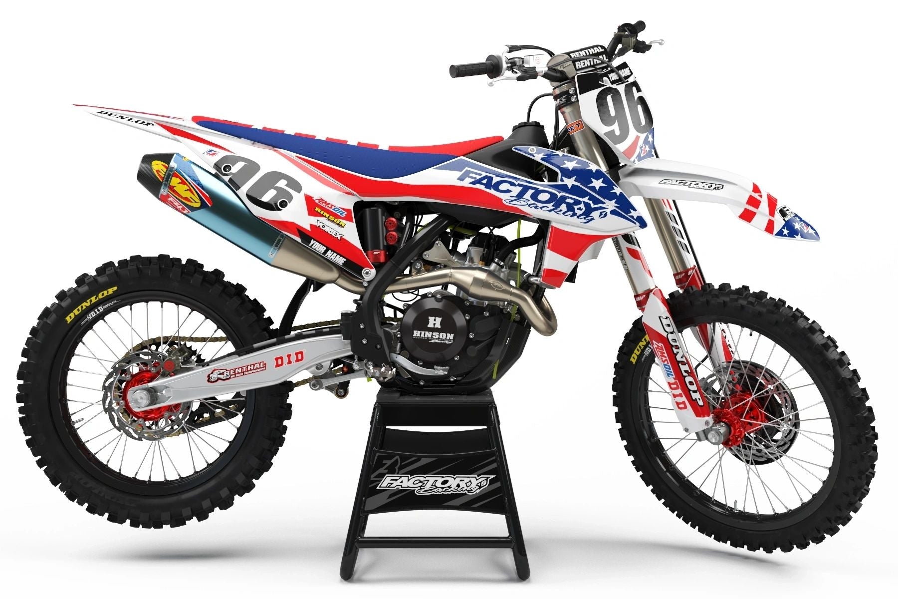 Custom KTM Graphics - Dirt Bike Designs – Factory Backing